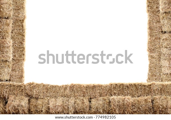 Straw Straw Block Cube Wall Row Stock Photo 774982105 | Shutterstock