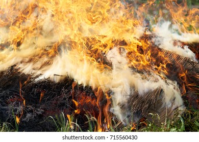 Straw Fireflame Background Stock Photo 715560430 | Shutterstock