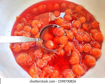 Strawberry Jam Making Process Focus On Stock Photo 1598730826 ...
