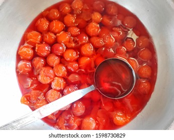 Strawberry Jam Making Process Focus On Stock Photo 1598730829 ...