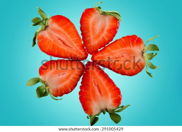 Strawberry Portion Cross Section Stock Photo 291005429 | Shutterstock