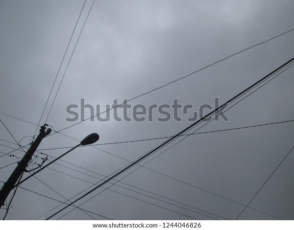 Street Light Sad Lamp Facing Down Stock Photo 1244046826 | Shutterstock