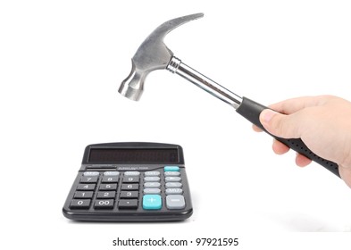 92 Smashed calculator Images, Stock Photos & Vectors | Shutterstock