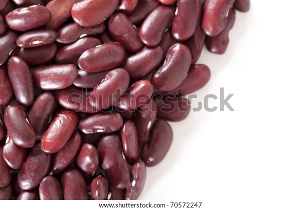 String Bean Red Foreground On White Stock Photo 70572247 | Shutterstock
