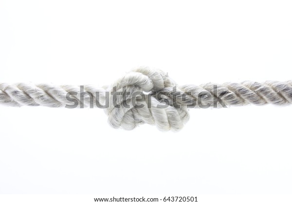 String Knotted Isolated On White Background Stock Photo (Edit Now ...