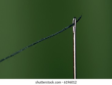 String Putted Through Needle Ear Stock Photo 6196012 | Shutterstock