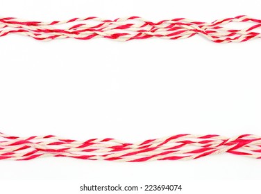 String Red White Frame On White Stock Photo 223694074 | Shutterstock