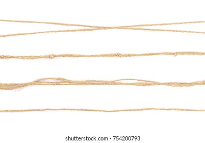 Set Collection Strings Isolated On White Stock Photo (Edit Now) 667514323