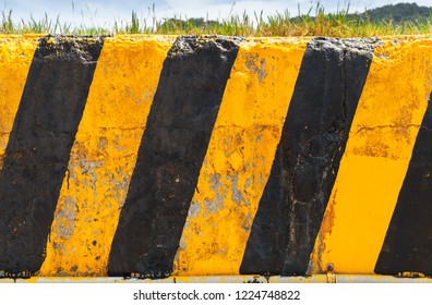 Striped Yellow Black Caution Pattern Over Stock Photo 1224748822 ...