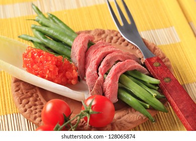 Strips Roast Beef String Beans Stock Photo 128065874 | Shutterstock