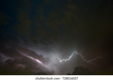 Stroke Lightning Storm Clouds Stock Photo 728016037 | Shutterstock