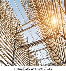 Structural Steel Framework Stock Photo 176434151 | Shutterstock