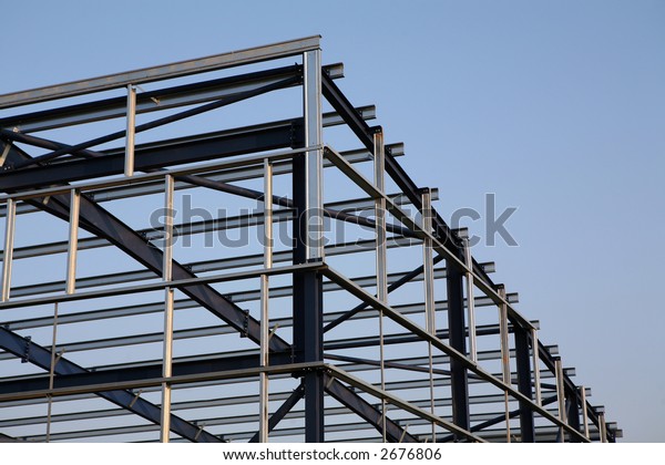 Structural Steel Framework Stock Photo (Edit Now) 2676806 Structural Steel Framework Stock Photo (Edit Now) 2676806