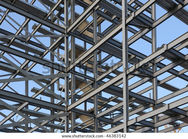 Structural Steel Framework Stock Photo (Edit Now) 46383142 Structural Steel Framework Stock Photo (Edit Now) 46383142