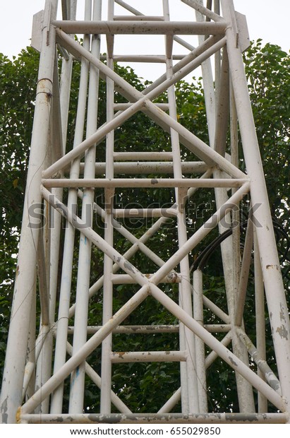 Structural Steel Plan Steel Pillars Stock Photo 655029850 | Shutterstock