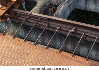 Structure Construction Details Elevated Train Track Stock Photo ...