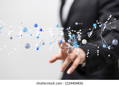 Structure Network Hand Stock Photo 1224404836 | Shutterstock