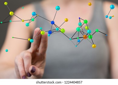 Structure Network Hand Stock Photo 1224404857 | Shutterstock