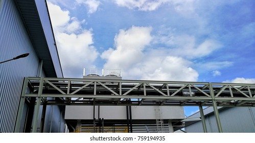 Structure Pipe Rack Pipe Line Mechanical Stock Photo 759194935 ...