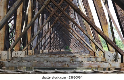 Structure Rusty Bridge Wing Unit Stock Photo 53980984 | Shutterstock
