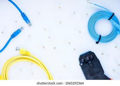 Structured Cabling Systems Concept Set Connectors Stock Photo ...