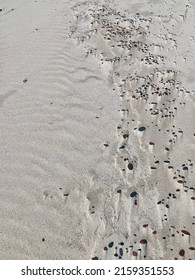 Structures Sand Pebbles Created By Wind Stock Photo 2159351553 ...