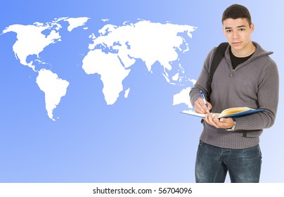 Student World Map Background Stock Photo 56704096 | Shutterstock