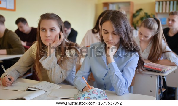 Students Class Busy Work Stock Photo 1579637992 | Shutterstock