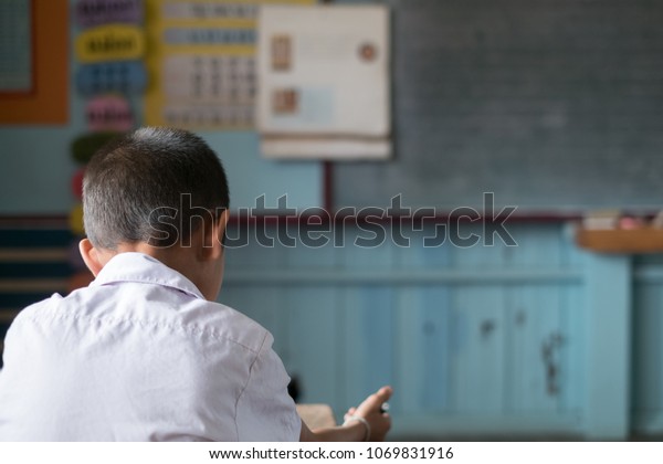 Students Learning Classroom Rural School Classroom Stock Photo ...
