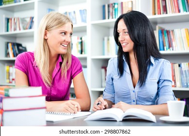 Student Library University Young Student Concentrating Stock Photo ...