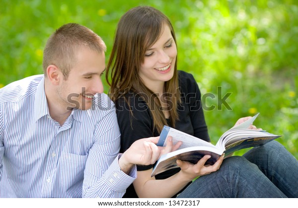 Students Learning Outside Stock Photo 13472317 | Shutterstock