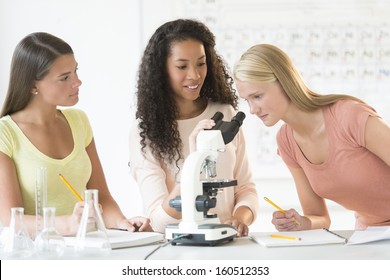 3,492 Students using microscopes Images, Stock Photos & Vectors ...