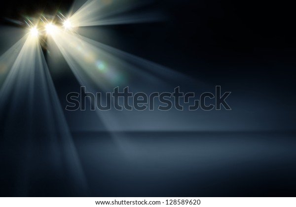 Studio Lights Background Stock Photo (Edit Now) 128589620