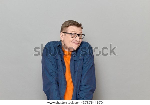Studio Portrait Funny Blond Mature Man Stock Photo (Edit Now) 1787944970 Studio Portrait Funny Blond Mature Man Stock Photo (Edit Now) 1787944970