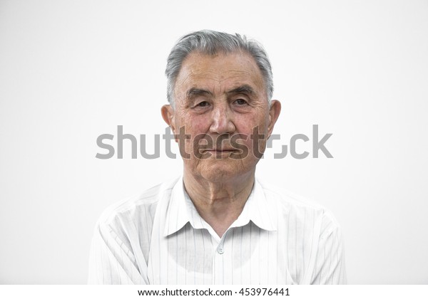 Studio Portrait Old Man Stock Photo 453976441 | Shutterstock