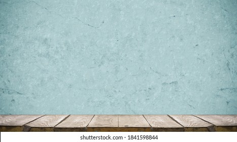 Studio Table Background Blue Wall Stock Photo 1841598844 | Shutterstock