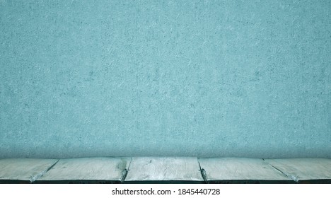 Studio Table Background Blue Wall Stock Photo 1845440728 | Shutterstock