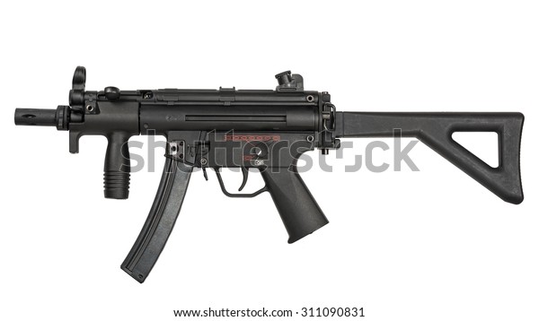 Submachine Gun Isolated Stock Photo (Edit Now) 311090831