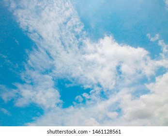 Subtle Background Blue Sky Clouds Blurredfor Stock Photo 1461128561 ...