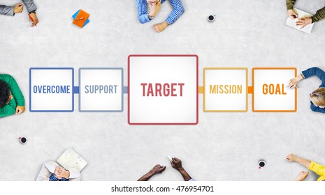 Success Target Solution Support Concept Stock Photo 476954701 ...