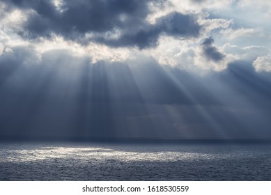 Suns Rays Over Sea Stock Photo 548635273 | Shutterstock