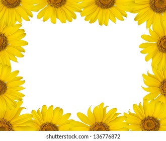 Sunflower Frame Stock Photo 136776872 | Shutterstock