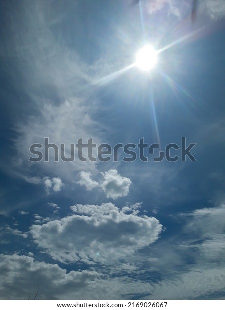 Sunlight Effect Background Reflects Sun Sky Stock Photo 2169026067 ...
