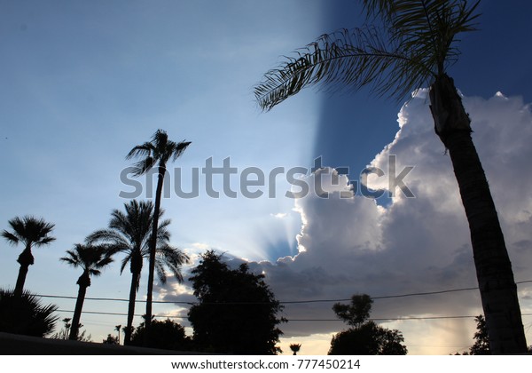 Sunlight Splitting Sky Stock Photo 777450214 | Shutterstock