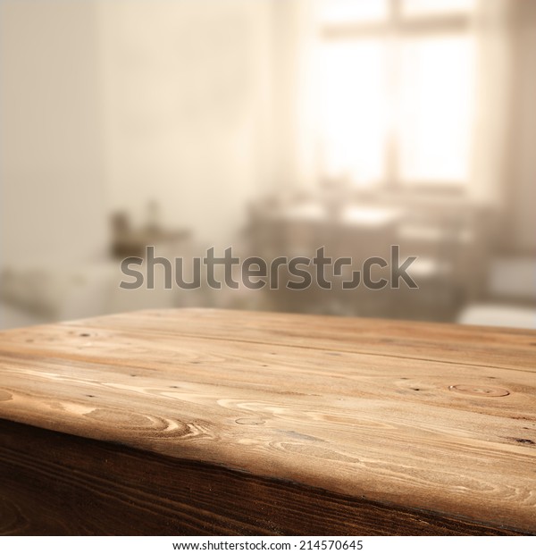 Sunlight Table Free Space Stock Photo (Edit Now) 214570645