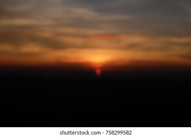 Sunset Background Blur Stock Photo 758299582 | Shutterstock