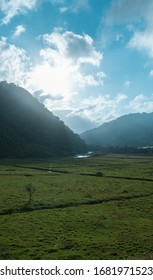 Sunset Between Mountains Stock Photo 1681971523 | Shutterstock