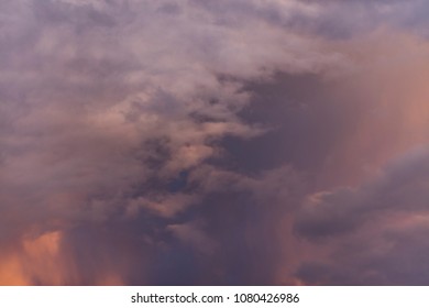 Evening Cloudscape Showing Depiction Face Shape Stock Photo 1754251400 ...