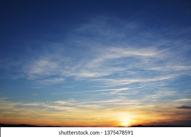 Sunset Cloudscape Sky Background Stock Photo 1375478591 | Shutterstock