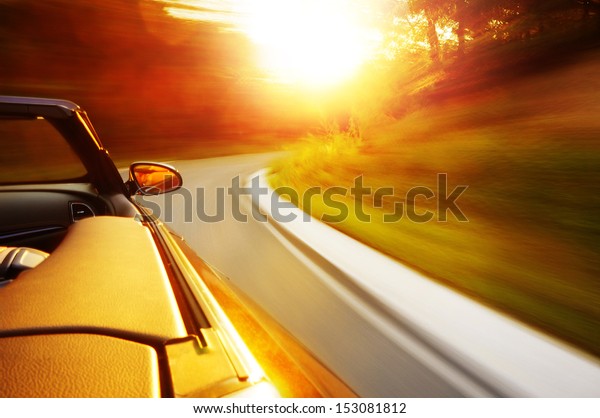Sunset Drive Stock Photo (Edit Now) 153081812